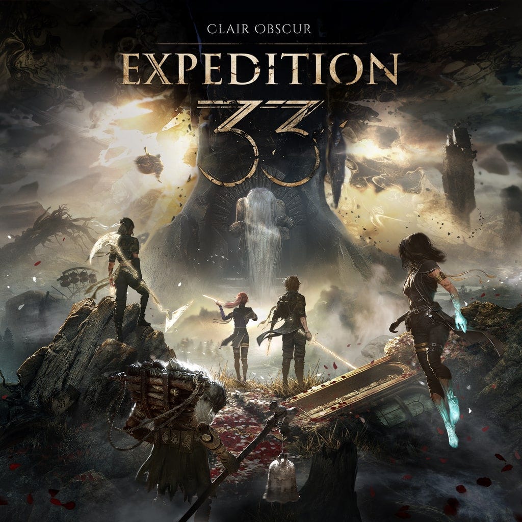 Clair Obscur: Expedition 33. The Paintress sits at the base of her ...