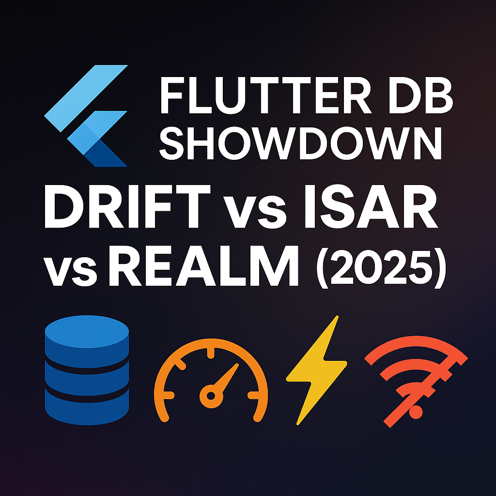Flutter DB Showdown: Drift vs Isar vs Realm (2025) — Discover the ...