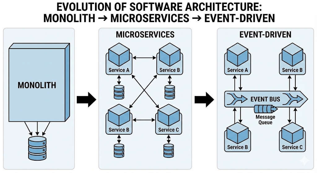 Event-Driven Architecture (EDA): Thinking in Events for Microservices ...