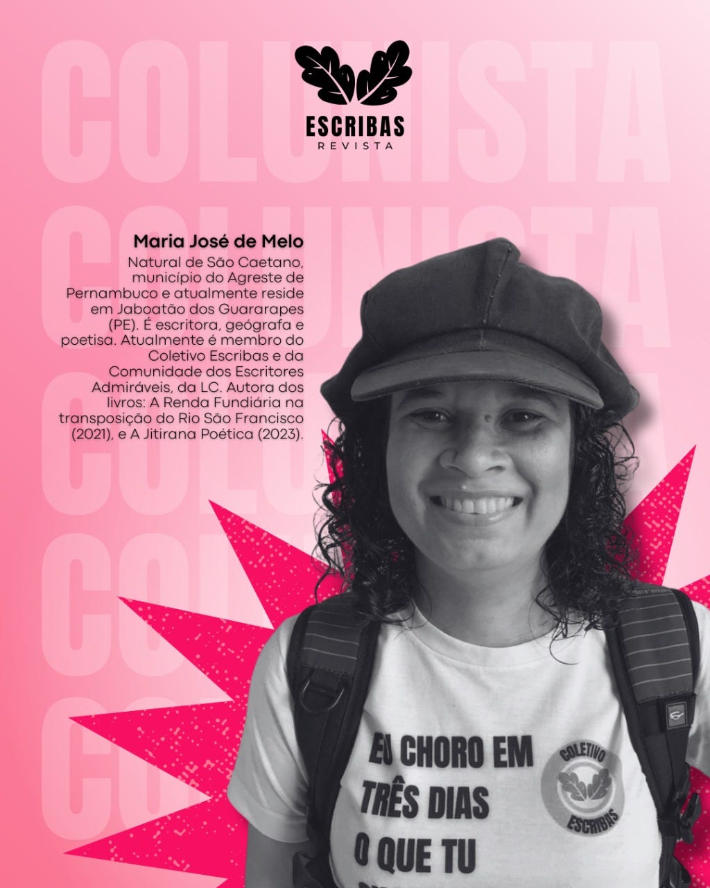 Maria José de Melo | Revista Escribas - 3° edição | Coletivo Escribas ...