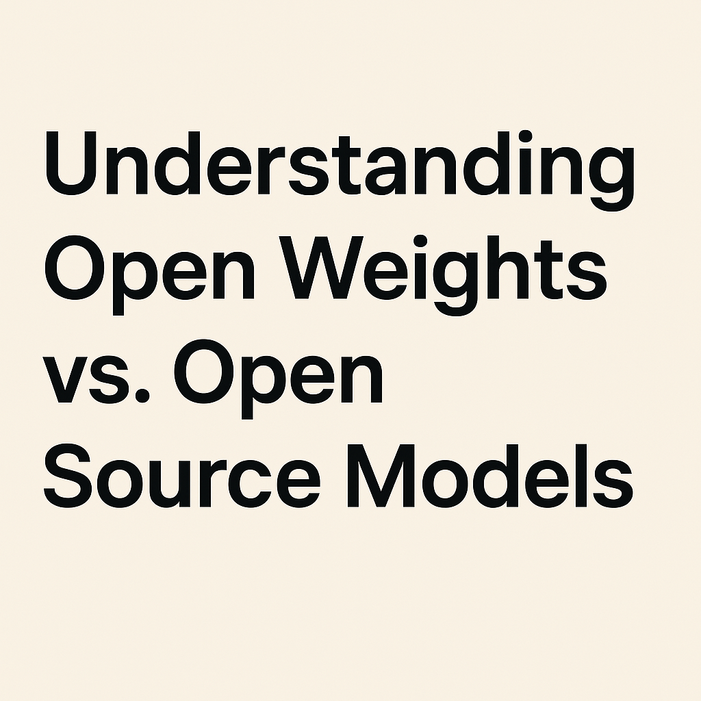 Understanding Open Weights vs. Open Source Models | by Asad Iqbal | Medium