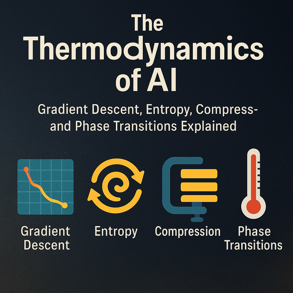 The Thermodynamics of AI: Gradient Descent, Entropy, Compression, and ...
