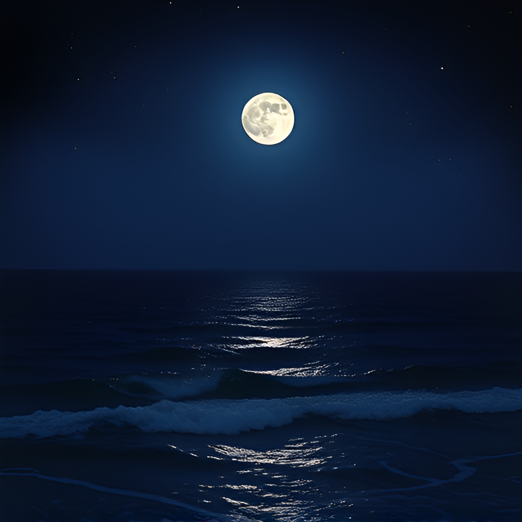 Glow, glow, gentle moon, Rising softly, night’s cocoon, Casting silver ...