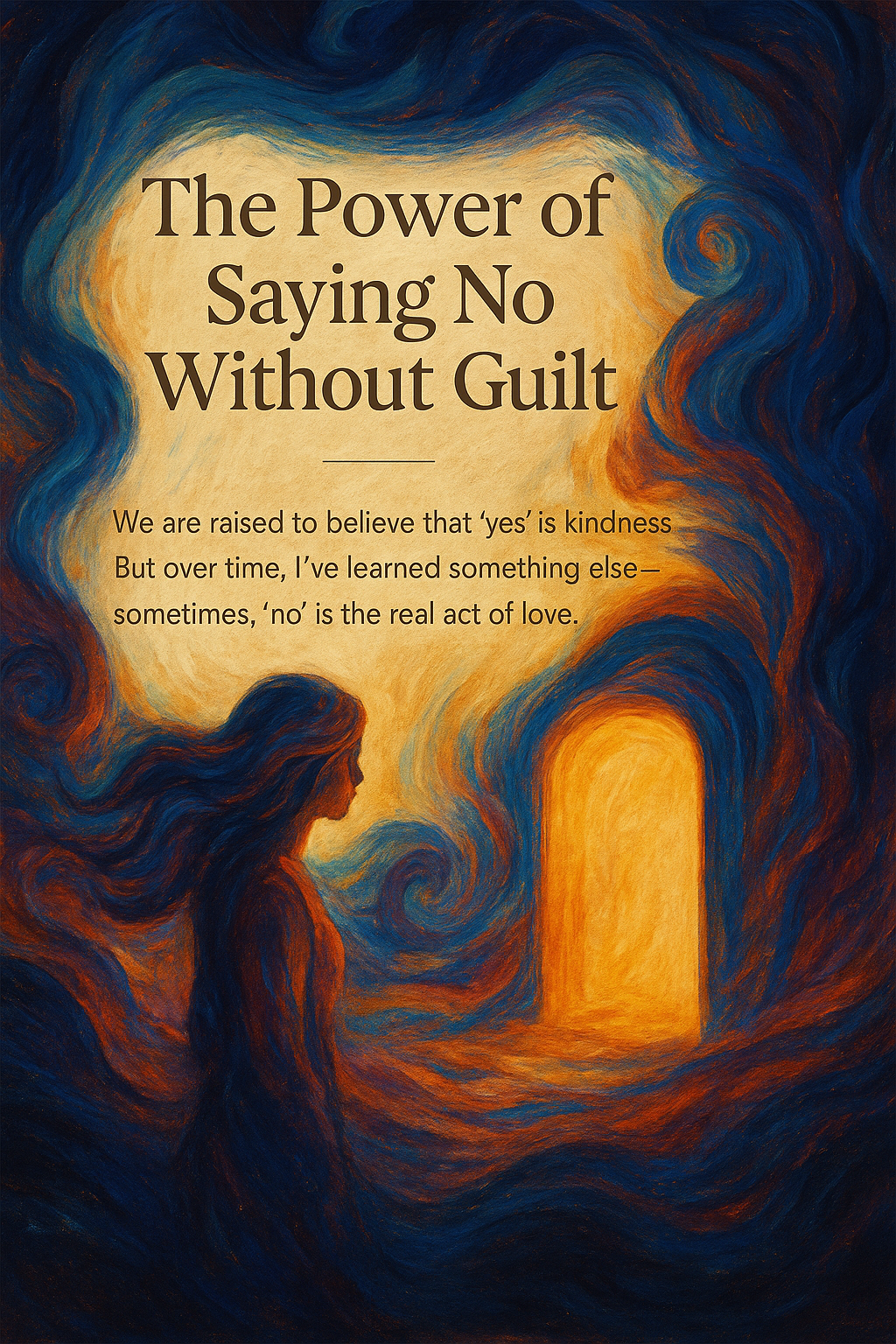 The Power of Saying No Without Guilt. | by Fajar prayogi | May, 2025 ...