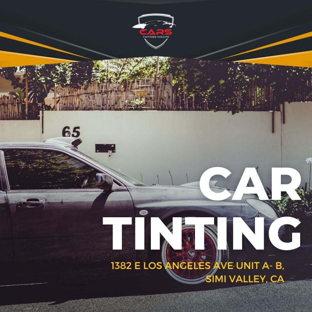 Car Tinting A Fusion of Style and Functionality - Cars Tinting & Wraps ...