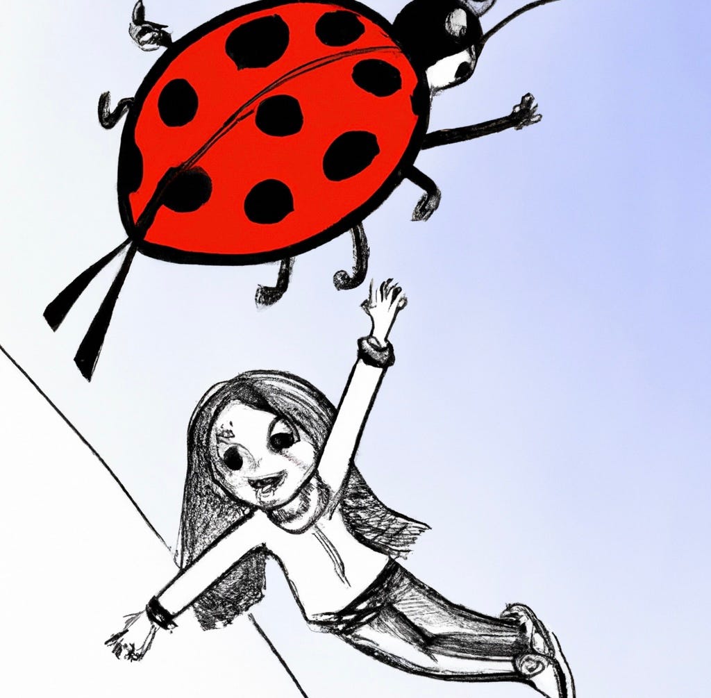 Lucy’s Chance. LADYBUG | by Alex Praytor | The Lime Castle | Medium