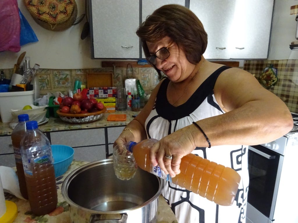 Soutziouko making. Soutzioukos is a popular Cypriot snack… | by Thecla ...