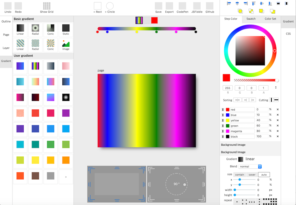 Easiest Css Gradient Editor I Am Making Pure Css Editor By Easylogic Medium 5496