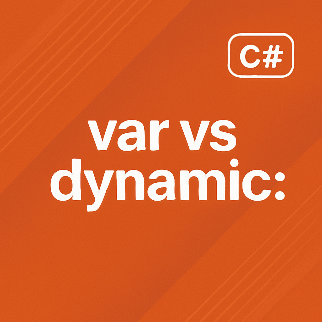 var vs dynamic: The Battle That’s Breaking Your C# Code! | by Code Crack | Dot Net, API & SQL ...