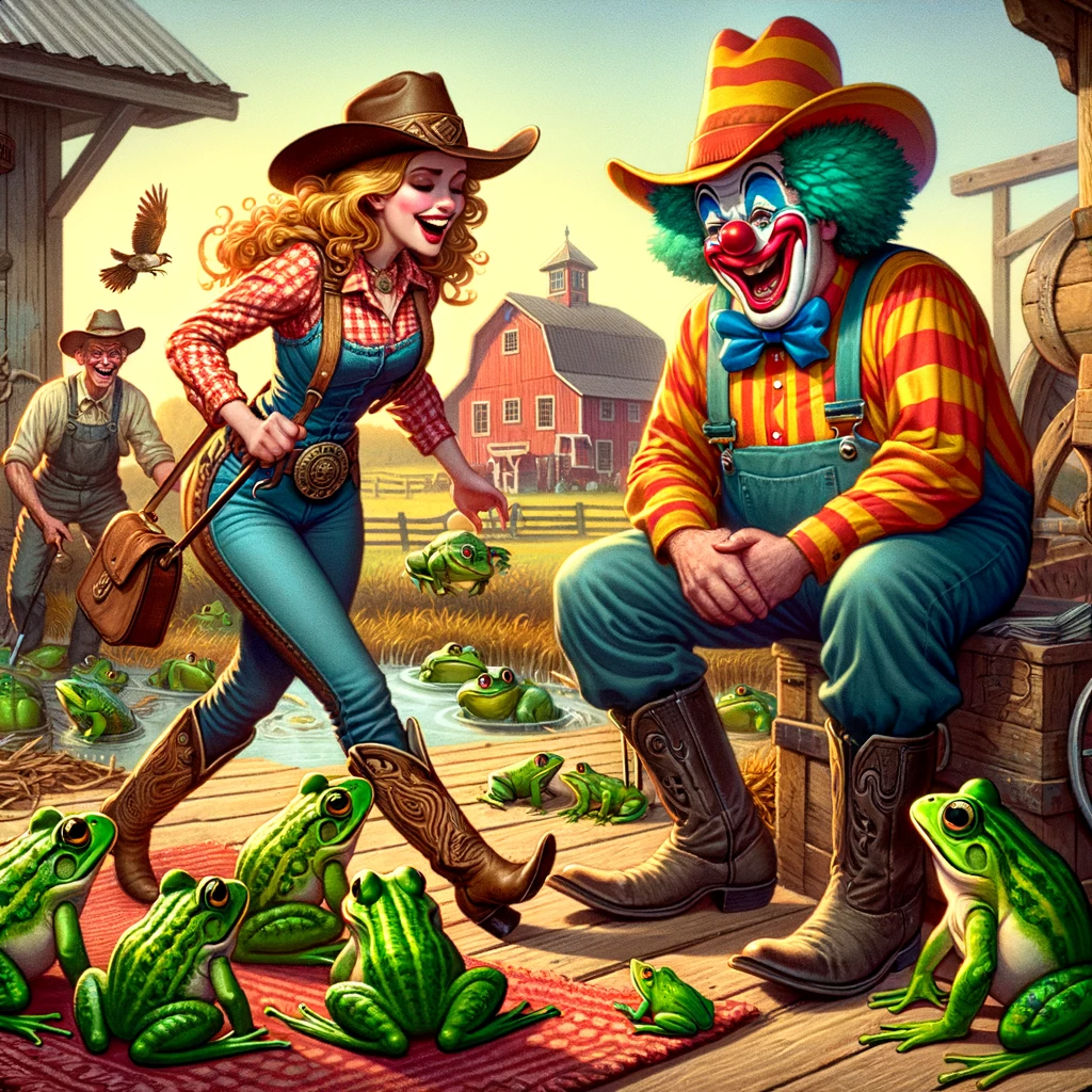 Fortuna and Alex the Clown Prank Harper the Frog Farmer | by Kimo ...