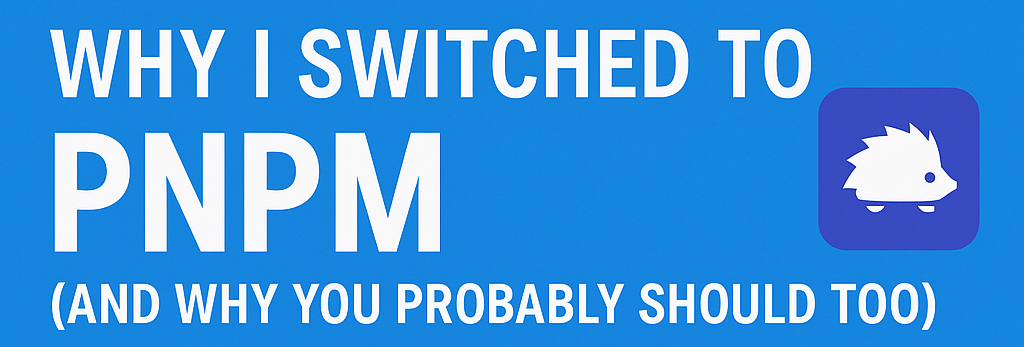 Why I Switched to pnpm (And Why You Probably Should Too) | by Akhshy Ganesh | Medium