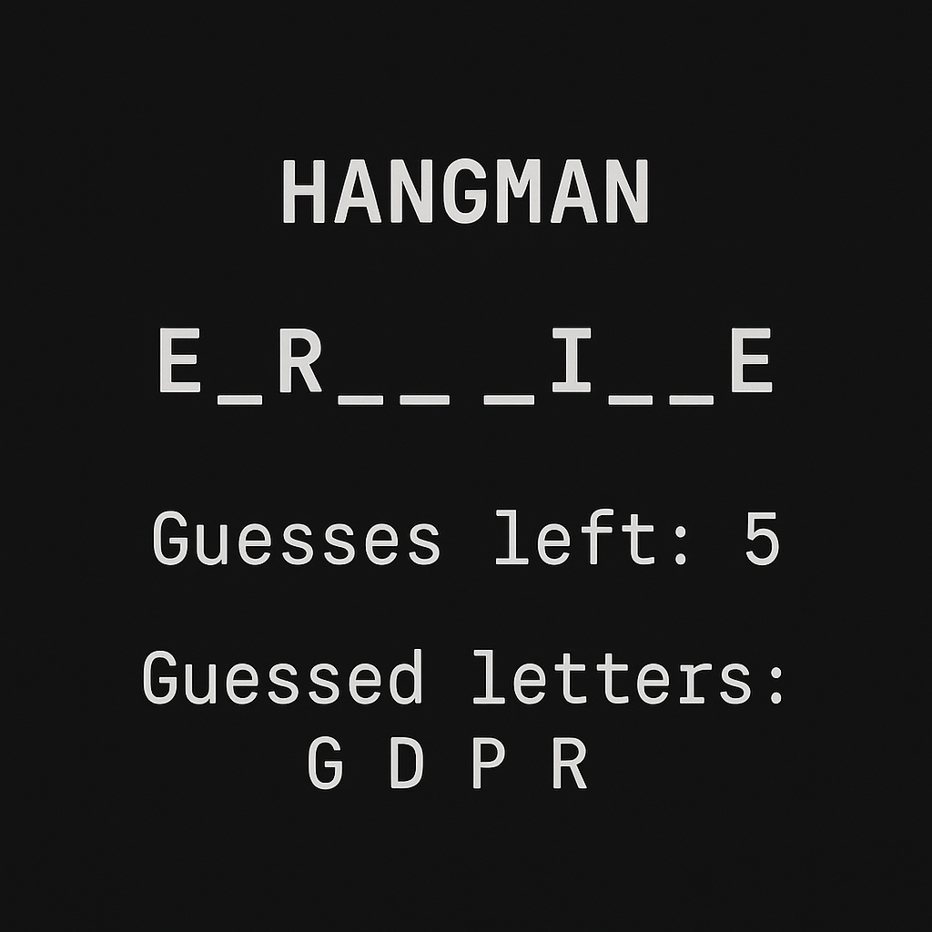 Building a Classic Hangman Game in C# | by Abhi AIX | May, 2025 | Medium