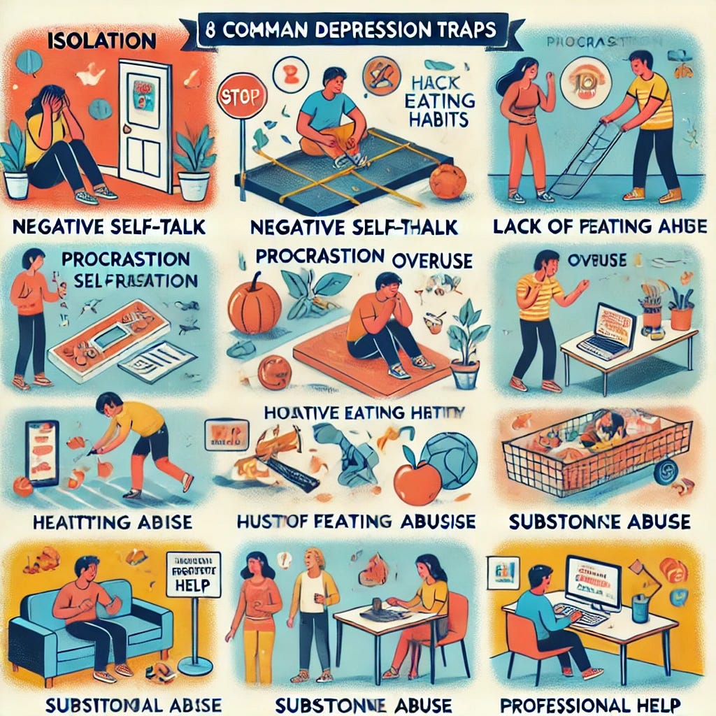 8 Depression Traps and How I Avoid Them | by Echoes of Thought | Aug ...