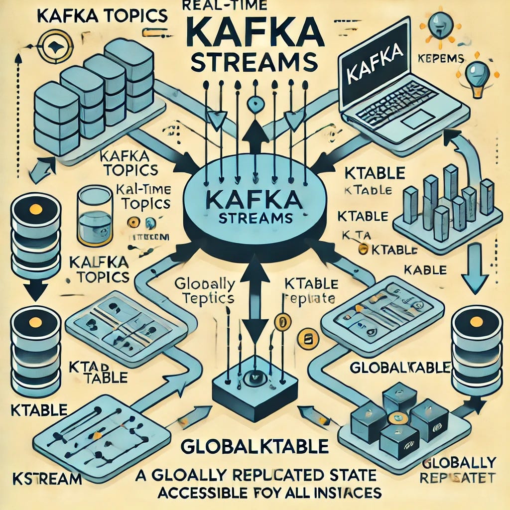 Understanding Kafka Streams with KTable and GlobalKTable | by Bimal Jha | Medium