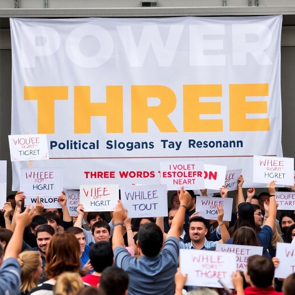 Power of Three: Political Slogans That Resonate — Three Words to Win ...