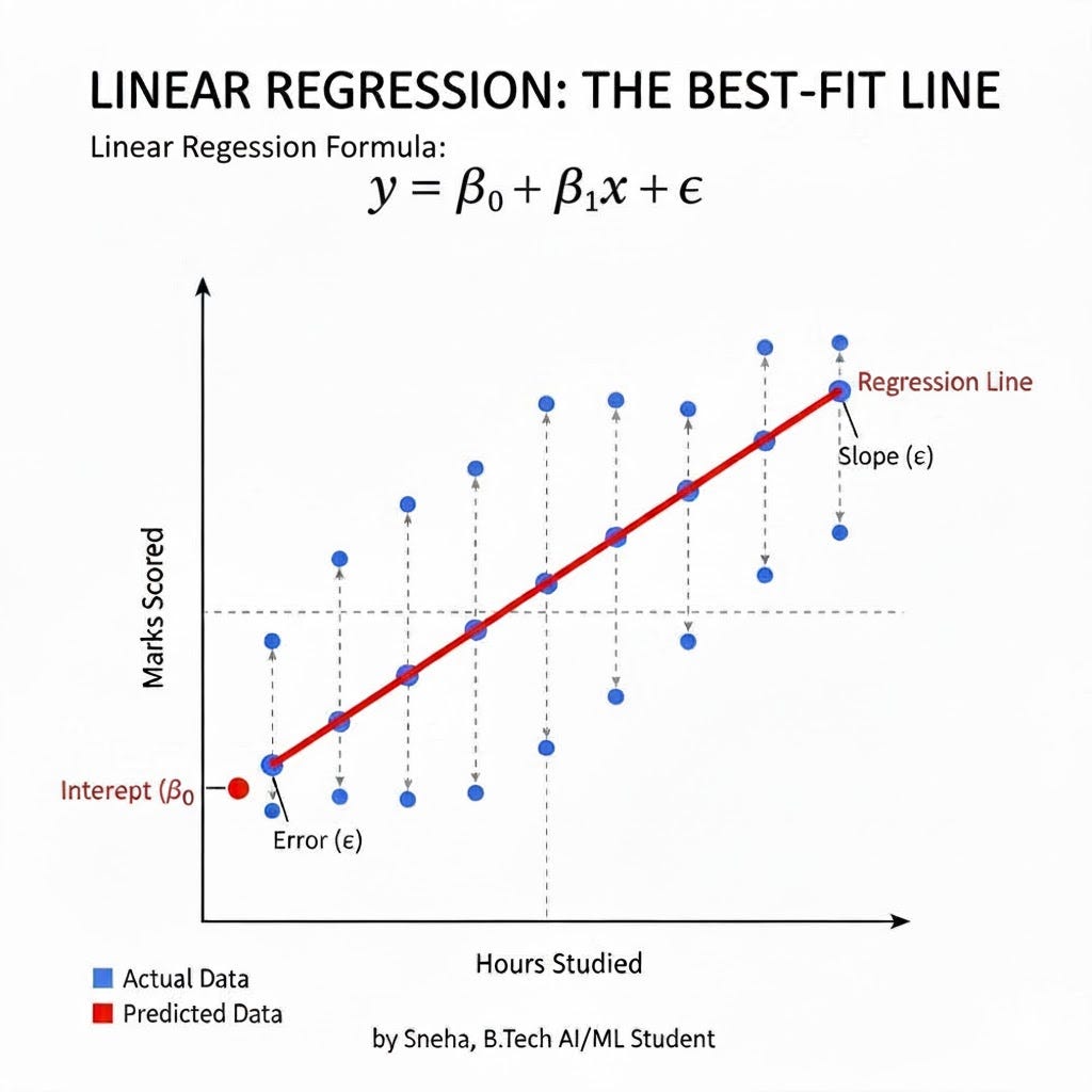 Linear Regression: The First Step in Your Machine Learning Journey | by ...