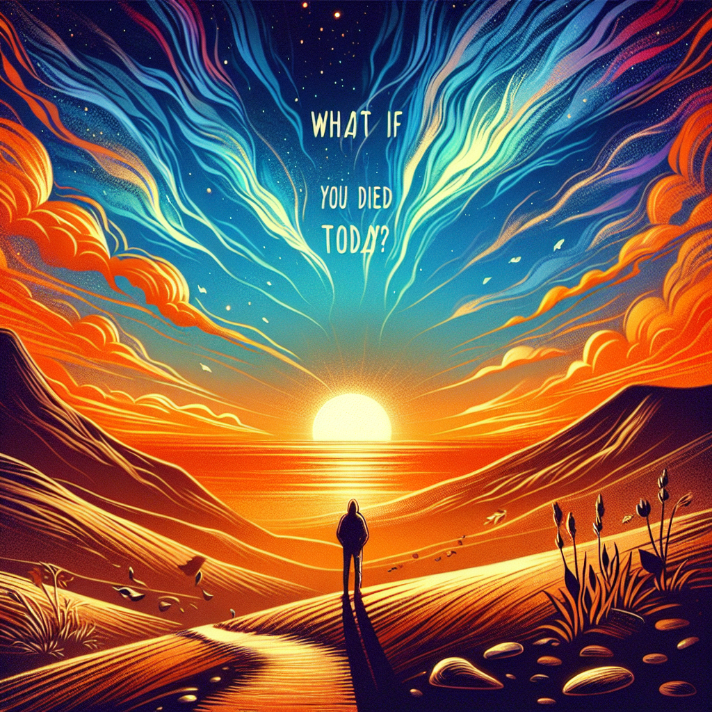 What If You Died Today?. When you truly confront your mortality… | by ...