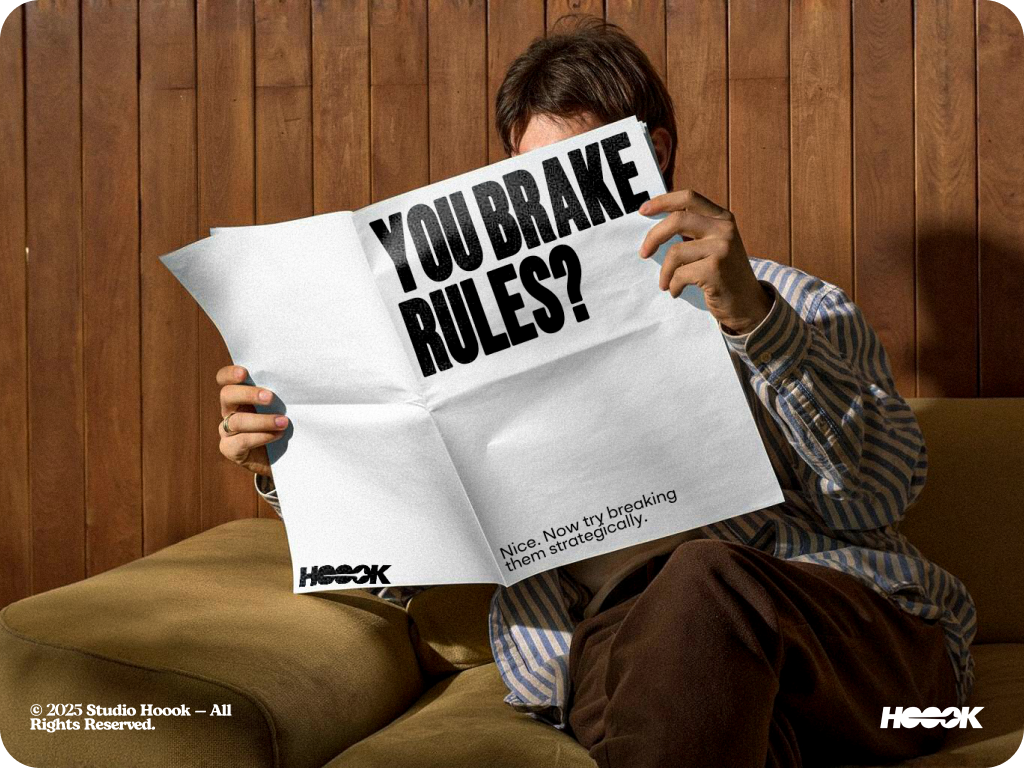 The Art of Breaking Design Rules | Studio Hoook | Medium