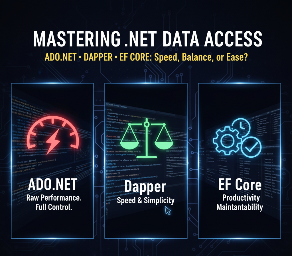 ADO.NET vs Dapper vs Entity Framework Core — Which One Should You Choose? | by raw-hitt | Dec ...