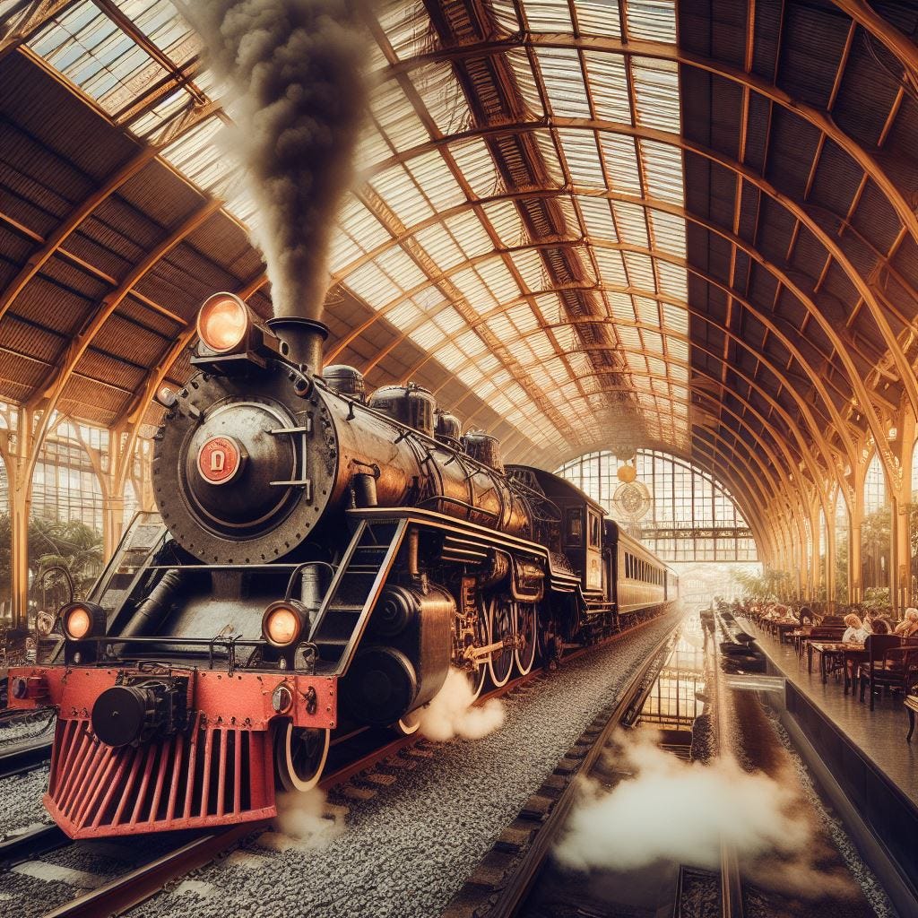 The Rail-Ryde. Travel south in Steampunk Luxury | by Richard Dee ...