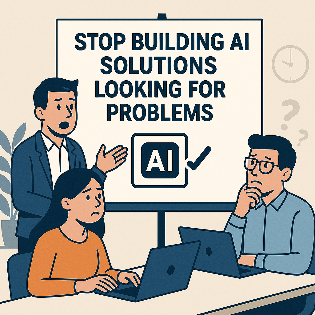 Stop Building AI Solutions Looking for Problems: A Strategic Framework ...