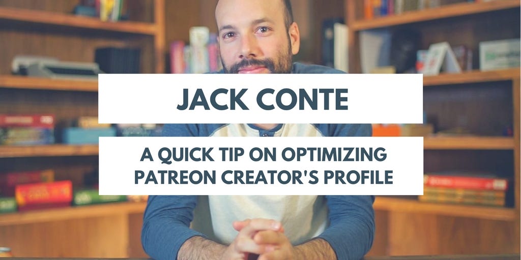 Jack Conte’s Simple Tip For Succeeding on Patreon | by Andrew Apanov ...