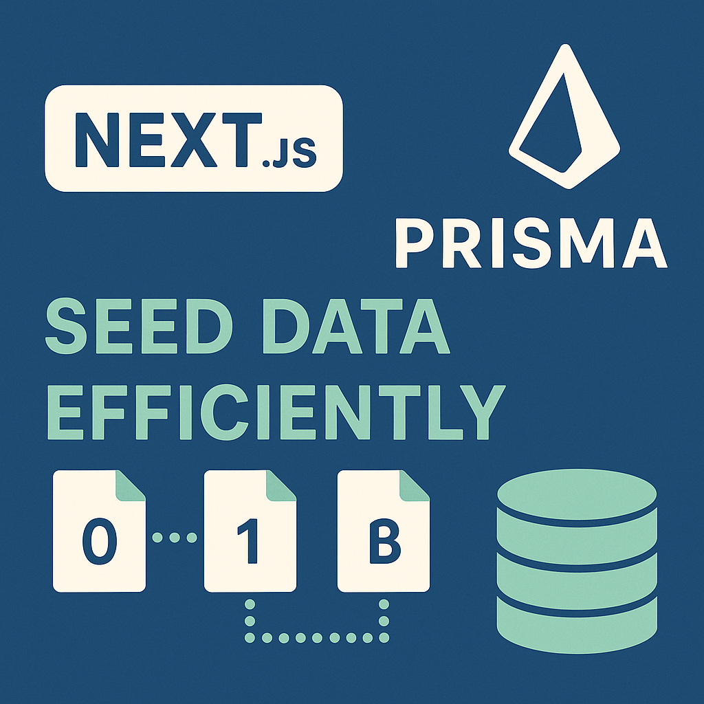 Next.js and Prisma: Efficiently Creating Seed Data for Your App | by Hayata Yamamoto | Medium