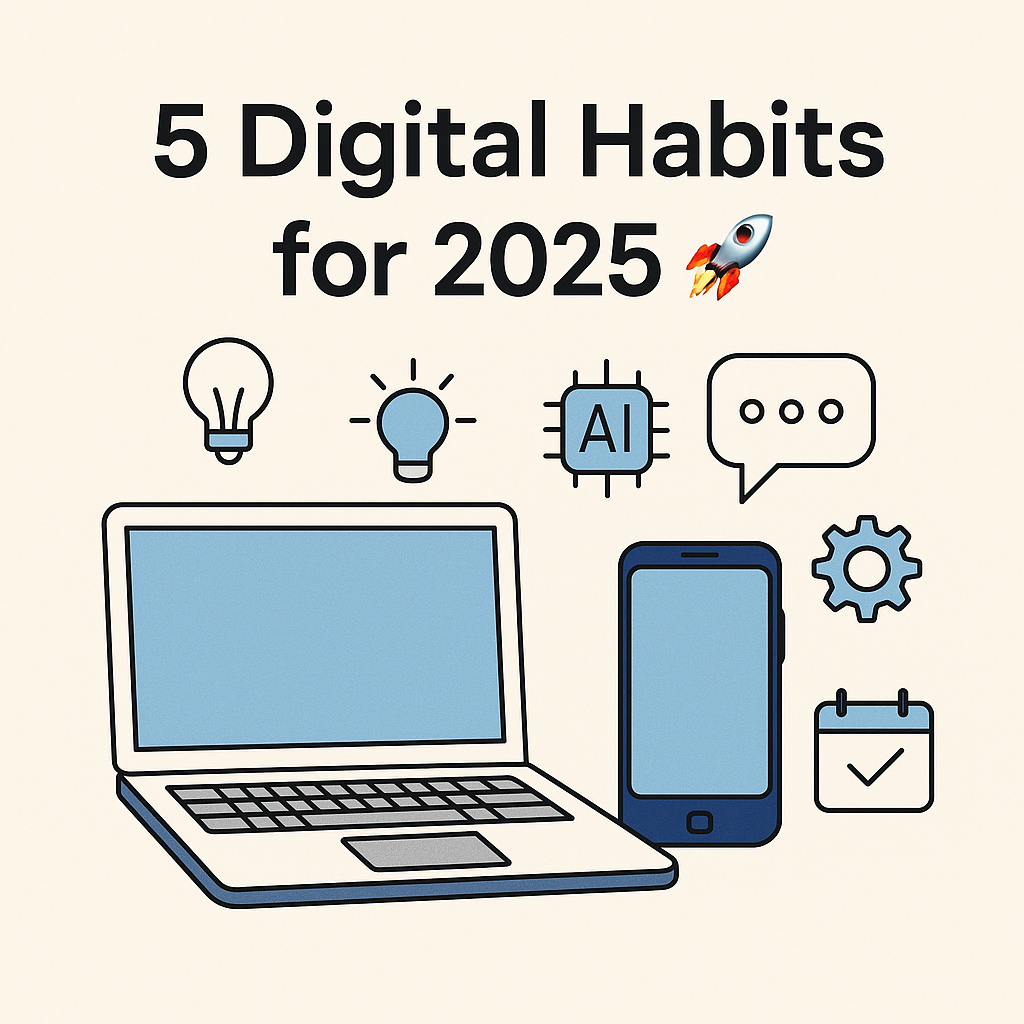 5 Digital Habits That Will Change Your Life in 2025 🚀 | by Farwa Naeem ...