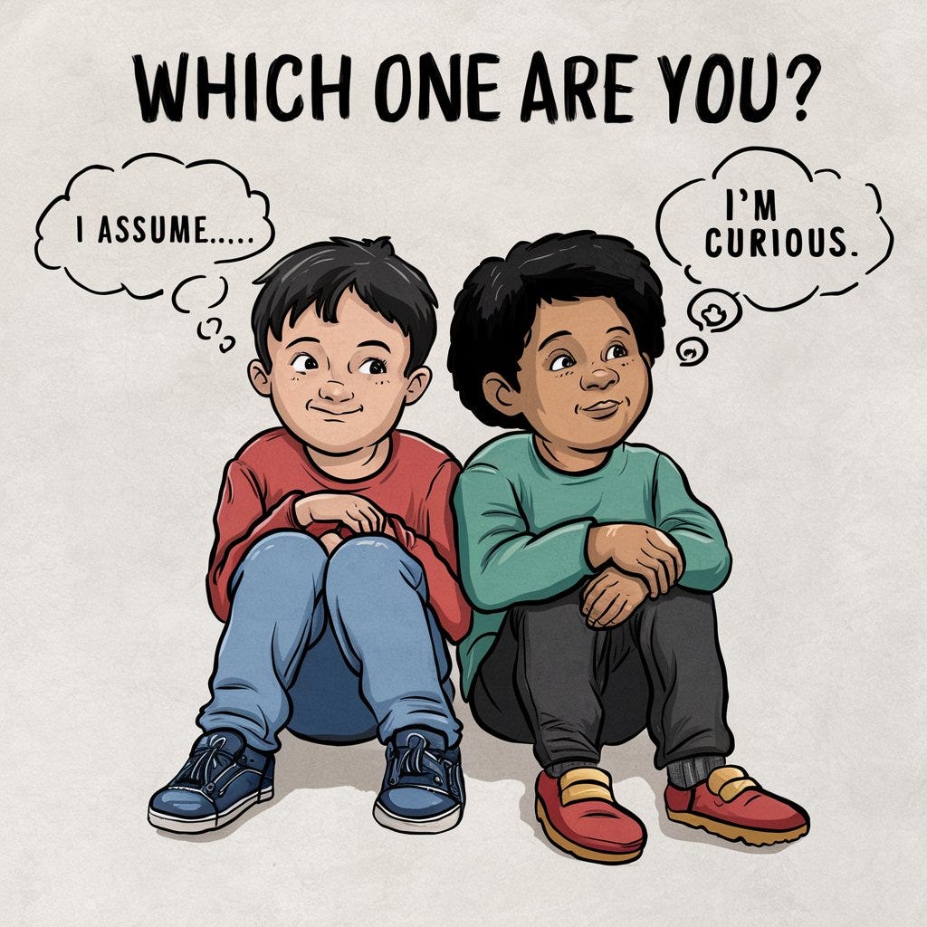 Assumptions can kill you. They can especially kill curiosity! | by ...