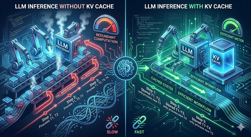 The Hidden Trick That Makes Every LLM Fast: Understanding the KV Cache ...