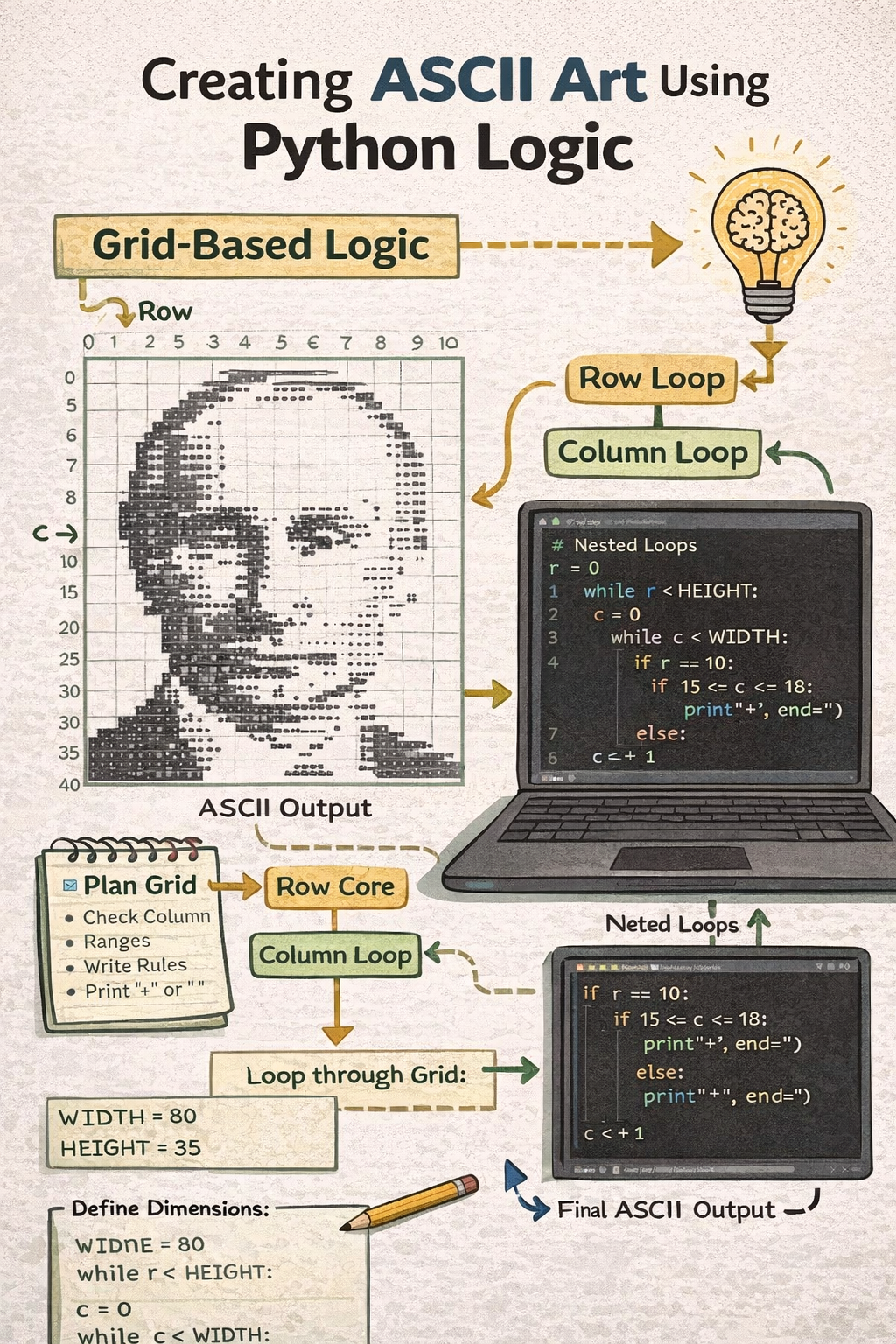 ASCII ART — PYTHON. As part of my Minor II project, I… | by Aniket ...