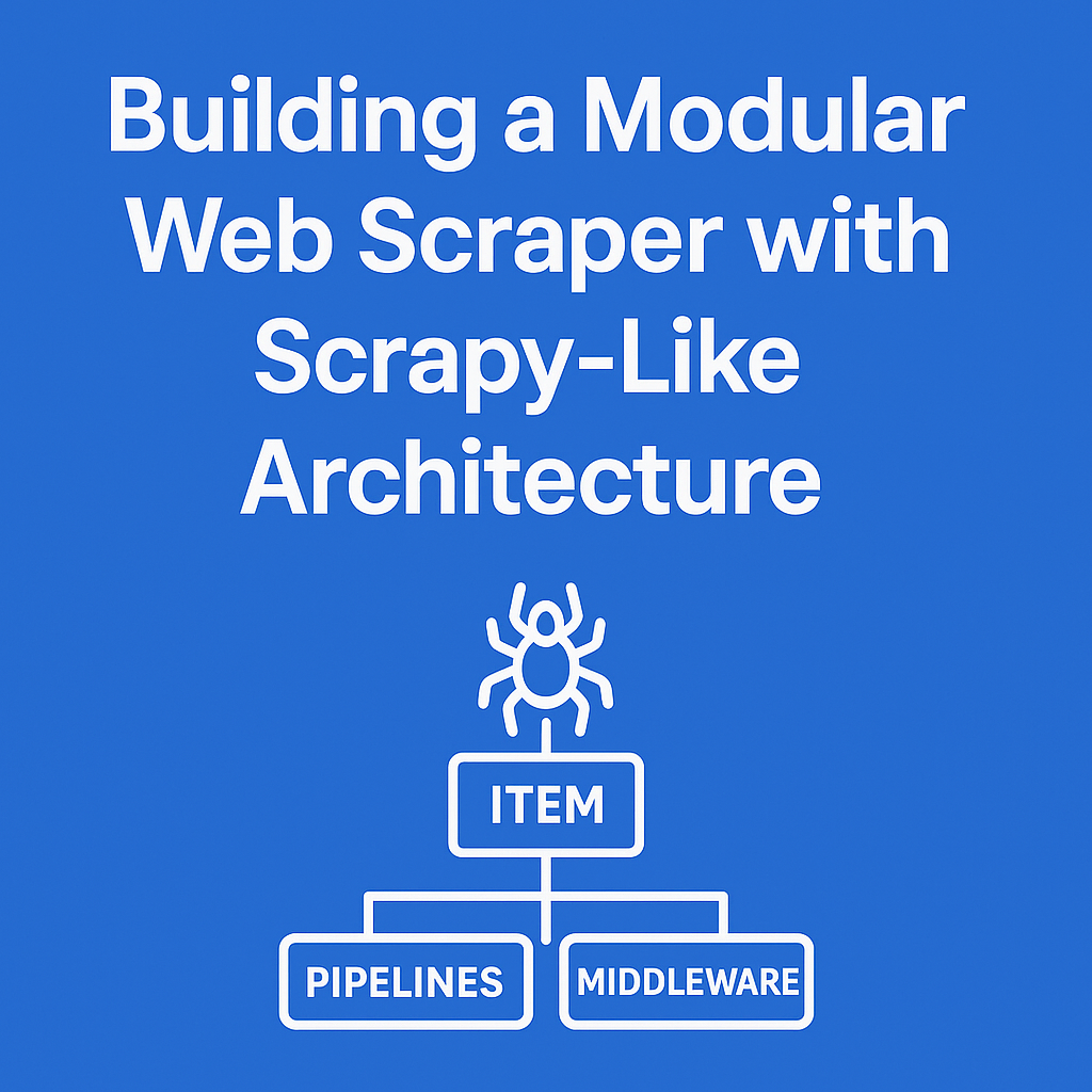 Building a Modular Web Scraper with Scrapy-Like Architecture | by zaki maliki | Medium