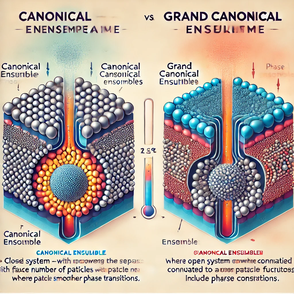 Canonical vs. Grand canonical ensemble below the critical temperature ...