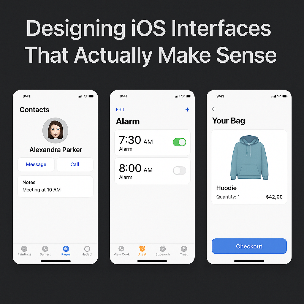 Designing iOS Interfaces That Actually Make Sense | by Bill | Apr, 2025 | Medium