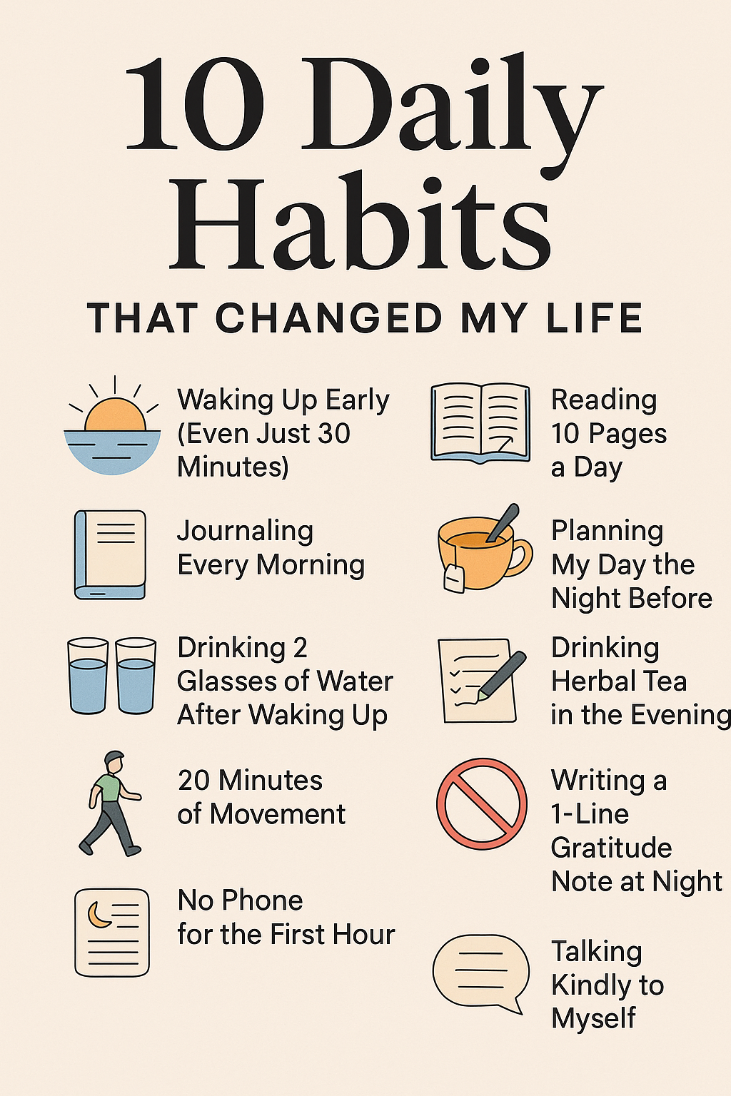 🧘‍♀️ 10 Daily Habits That Changed My Life | by Yash Parihar | Medium