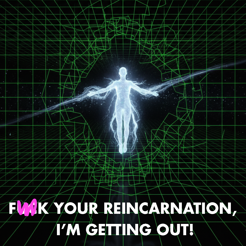 The Reincarnation Exit Guide. This is some kind of loosh farm. We’ve ...