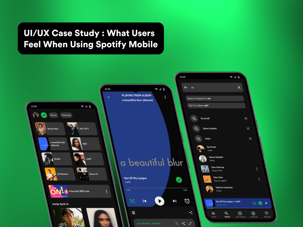 UI/UX Case Study Part 2 — What Users Feel When Using Spotify Mobile ...