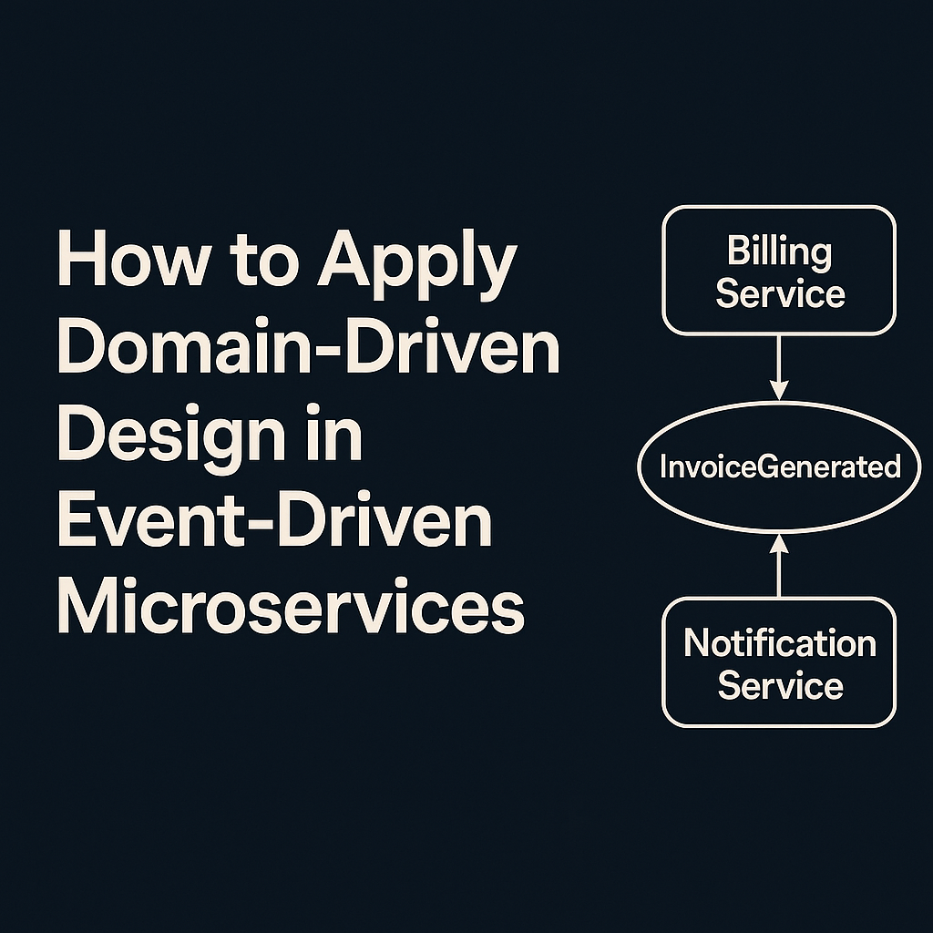 How to Apply Domain-Driven Design in Event-Driven Microservices | by Henrique Koga | Jul, 2025 ...