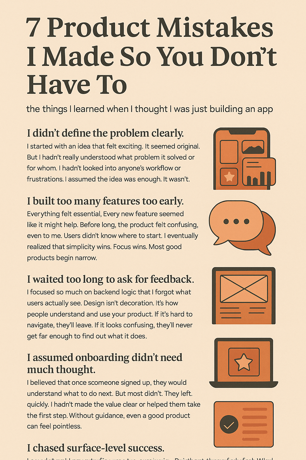7 Product Development Mistakes I Made in 2025 So You Don’t Have To | by ...