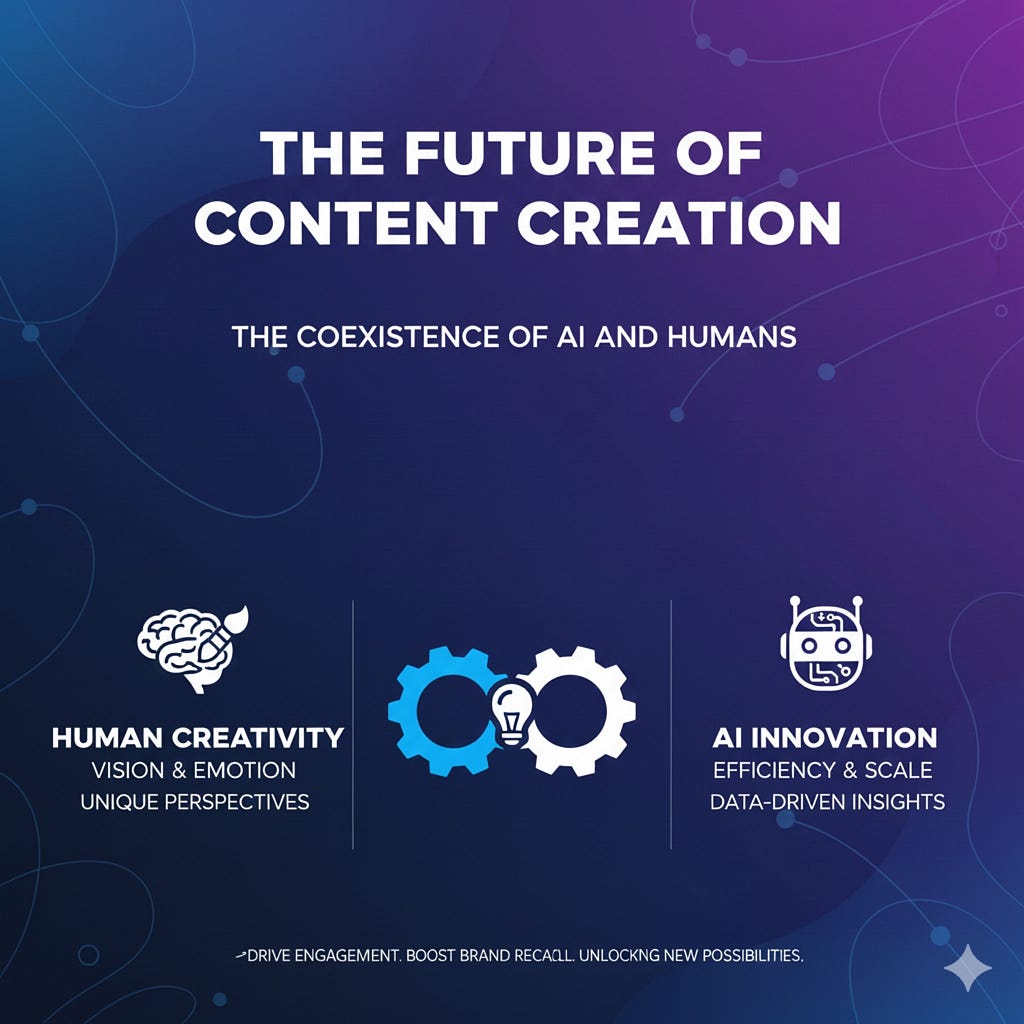 The Future of Content Creation: the Coexistence of AI and Humans. | by ...
