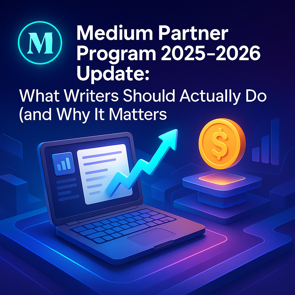 🌟 Medium Partner Program 2025–2026 Update: What Writers Should Actually Do (and Why It Matters ...
