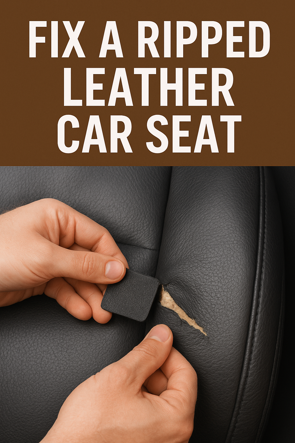 How to Fix a Ripped Leather Car Seat: A Complete DIY Repair Guide | by ...