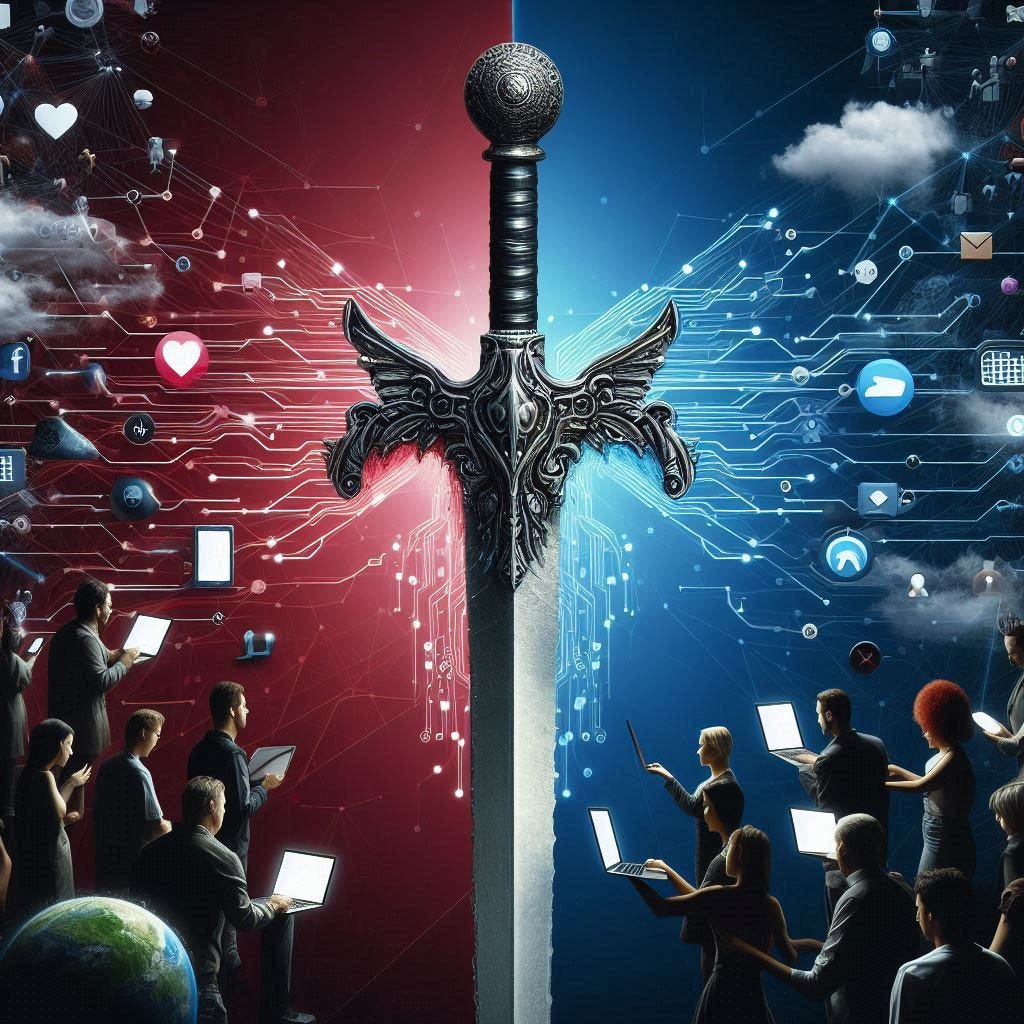 The Double-Edged Sword of the Internet on Human Connections | by Greg ...