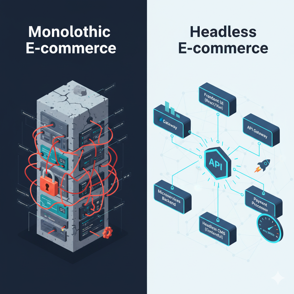 Headless Commerce: Decouple Your Stack for Max E-commerce Speed | Medium