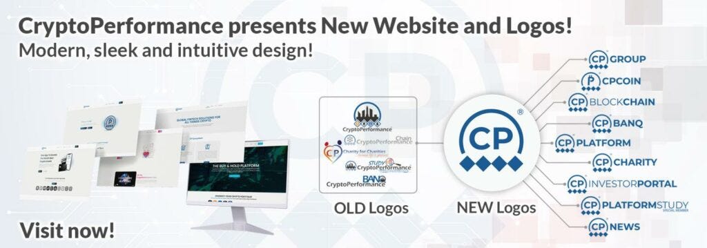 It’s here! CryptoPerformance Group launches new website and logo rebranding | by ...