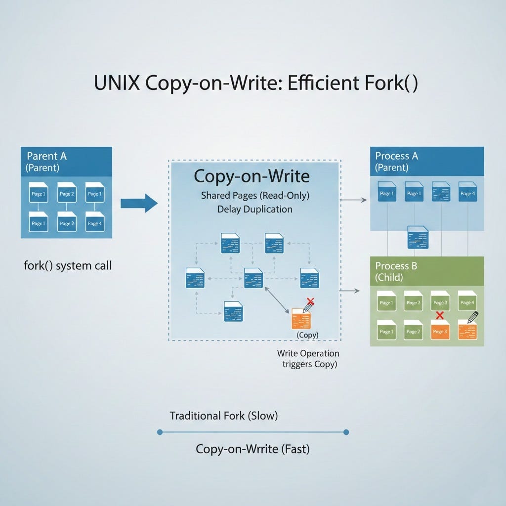 The OS Trick That Makes fork() Surprisingly Cheap — Copy On Write | by ...
