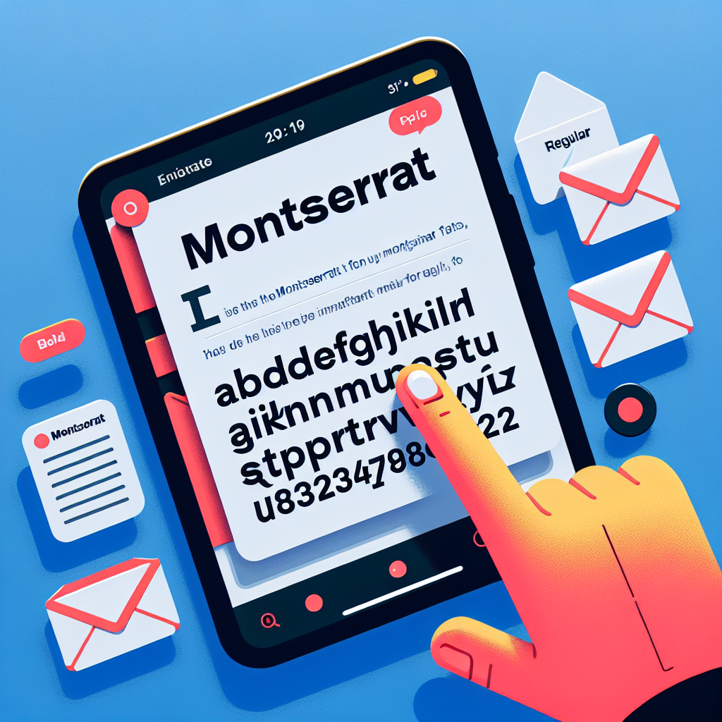 Resolving Issues with the Montserrat Font in iOS Email Clients | by Denis Bélanger 💎⚡ | Medium
