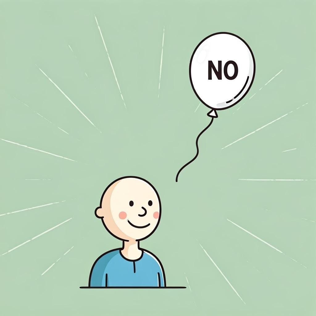 The Joy of Saying No Without Guilt | by WinWeaver | Mar, 2025 | Medium