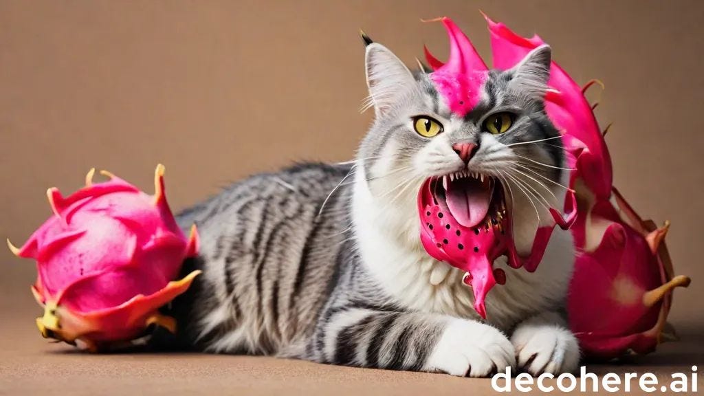 Can Cats Eat Dragon Fruit?. Dragon fruit, with its vibrant colors… | by ...