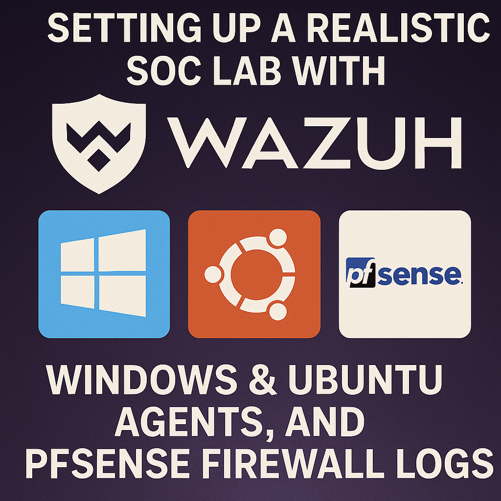 Setting Up a Realistic SOC Lab with Wazuh SIEM, Windows & Ubuntu Agents, and pfSense Firewall ...